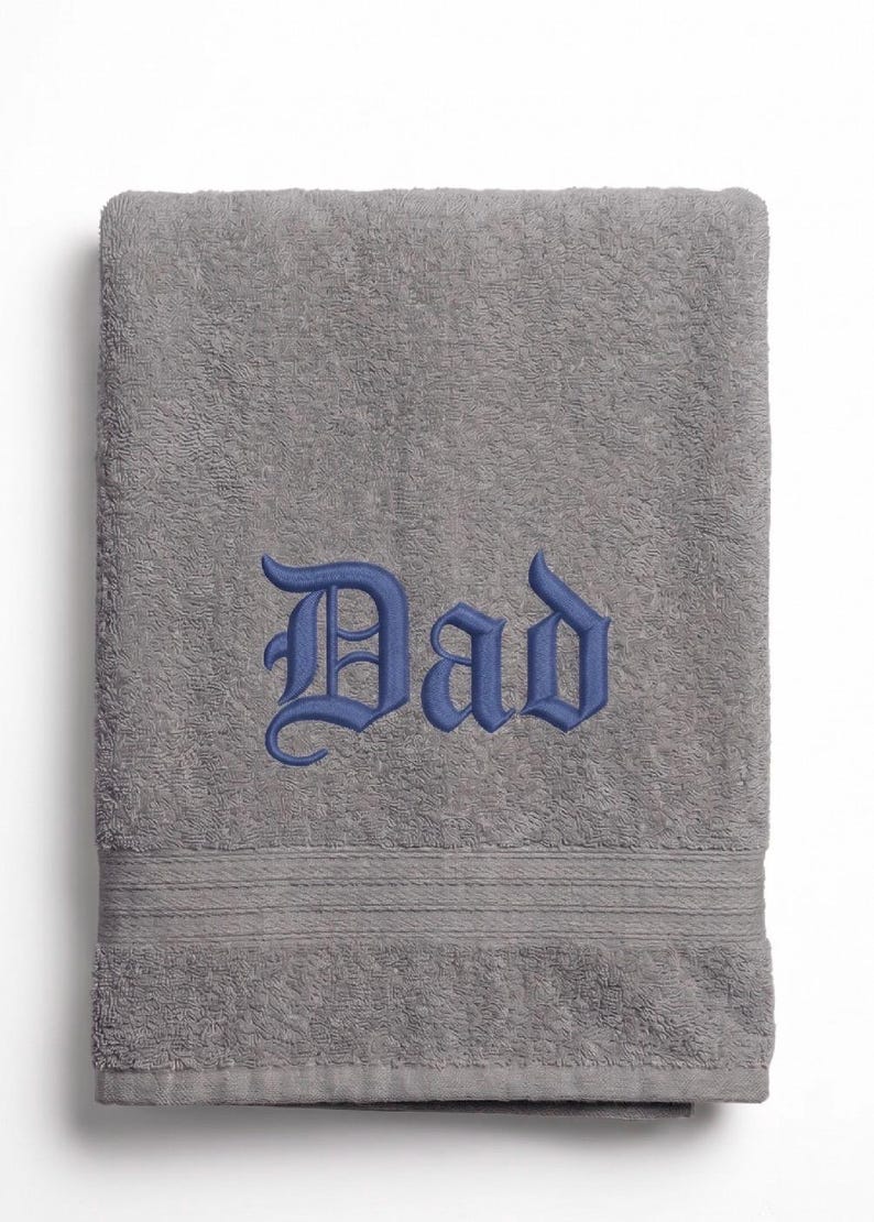 Custom Embroidered Cotton Towels: Personalized Business Logo or Name - Etsy