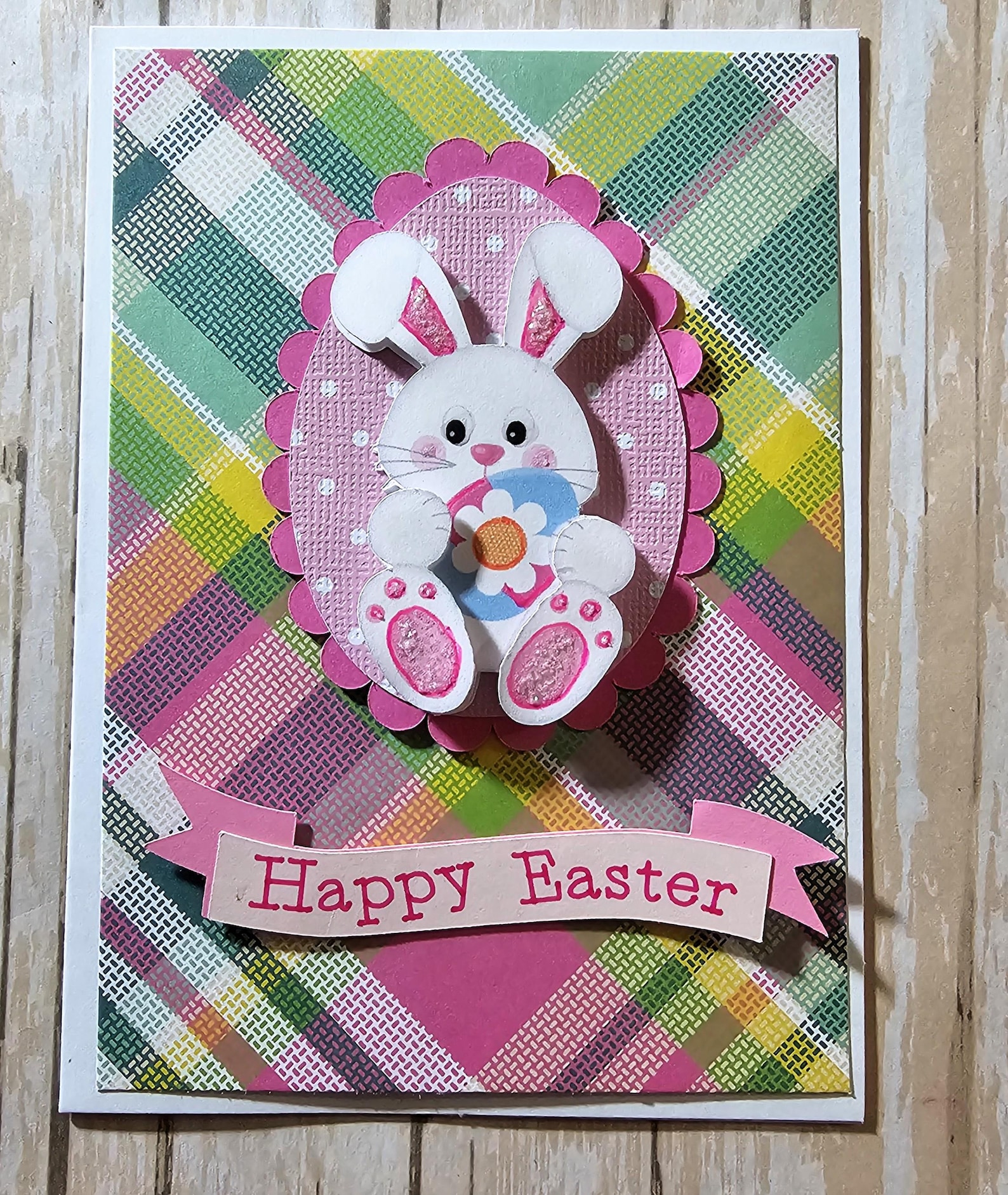 Happy Easter Banner, Die Cut, Confetti, Card Topper, Scrapbook ...
