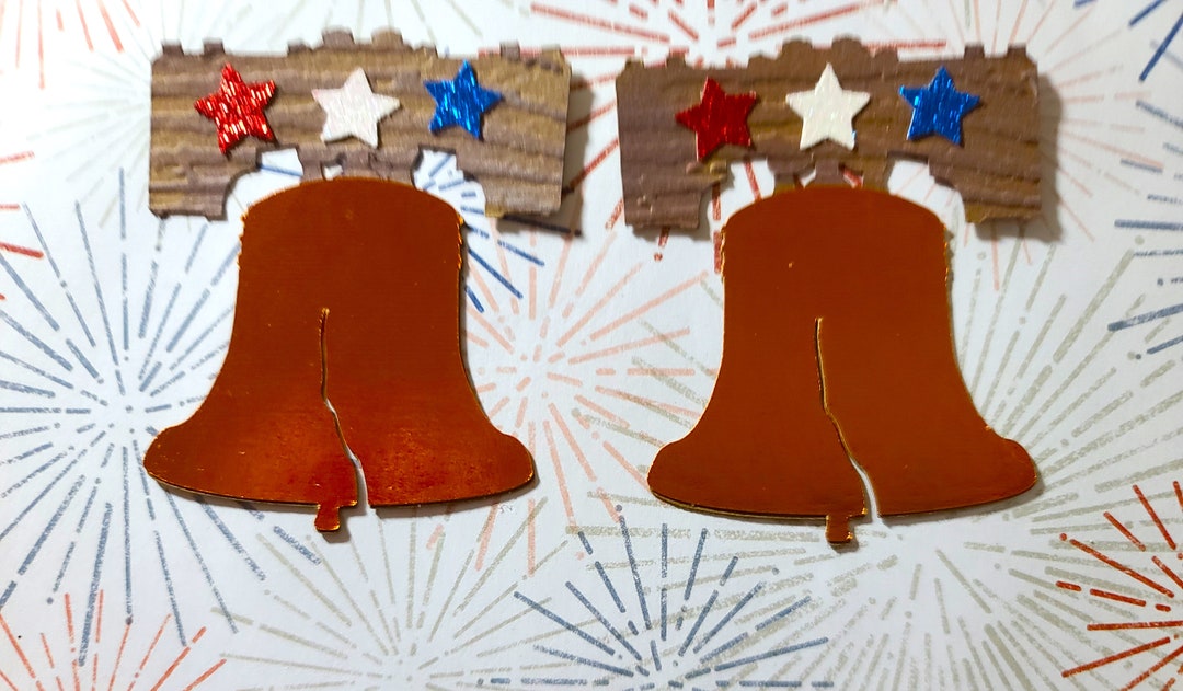 4th of July Liberty Bell Scrapbook Embellishments, 4th of July ...