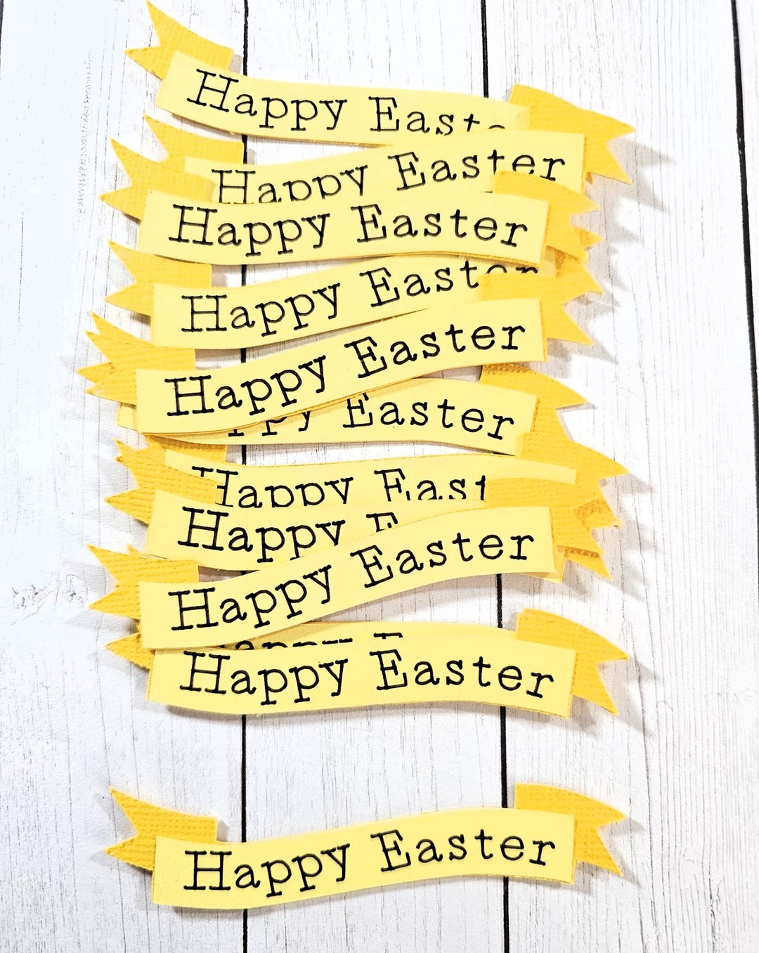 Happy Easter Banner, Die Cut, Confetti, Card Topper, Scrapbook ...