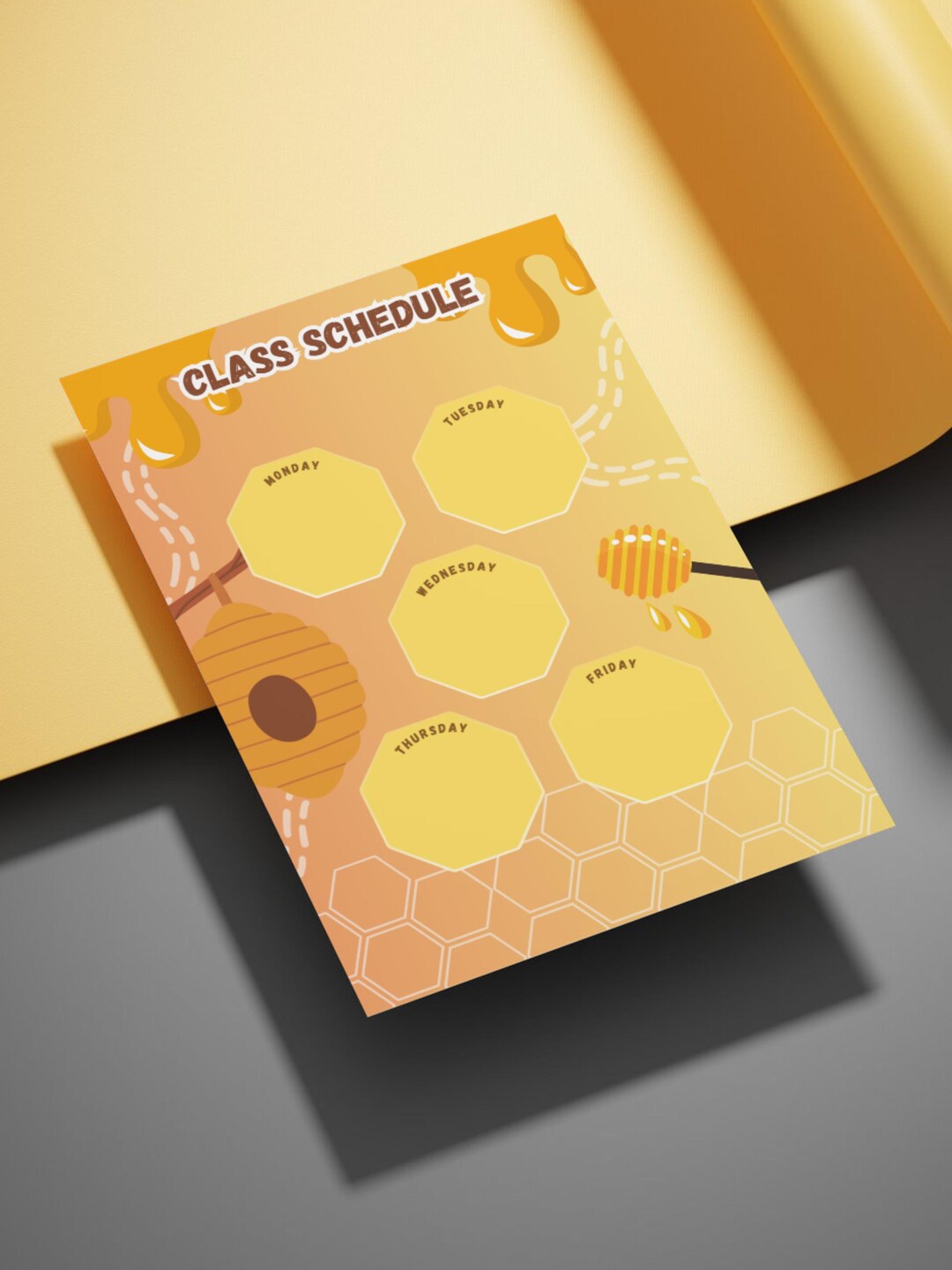 Bee Classroom Schedule Printable | Honey Bee Teacher Planner Bundle - Etsy