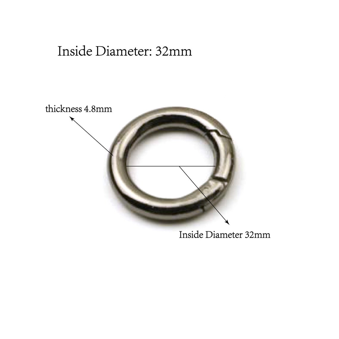 Metal O Ringsspring O Ring Clasps Spring Gate Ring Purse O - Etsy