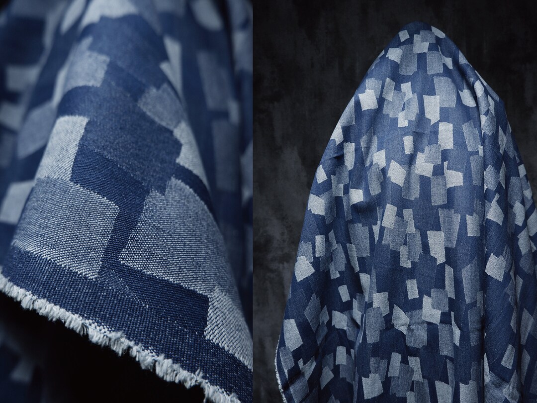 Blue Denim Fabric, Denim by the Yard, Fabric by the Yard, Creative ...