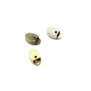 Zipper End Caps,zip Stops,zip Cap,handbag Hardware,metal Zipper End ...