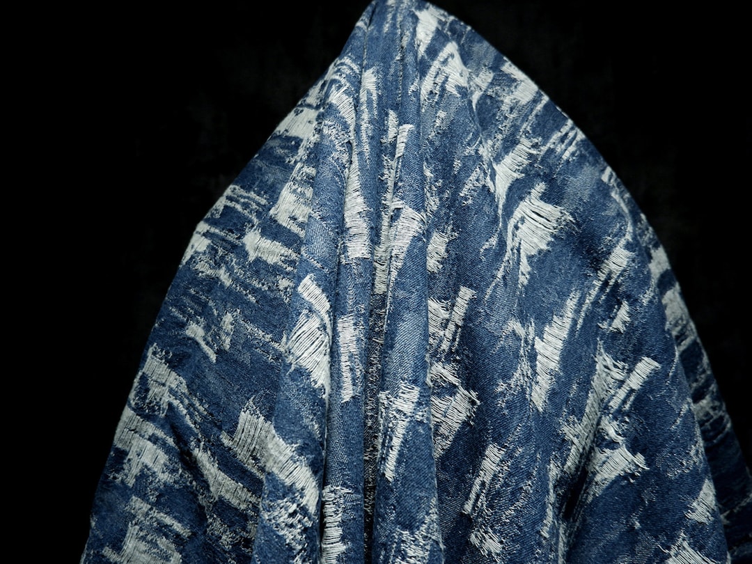 Denim Fabric, Fabric by the Yard, Washed Denim Fabric, Jeans Fabric ...