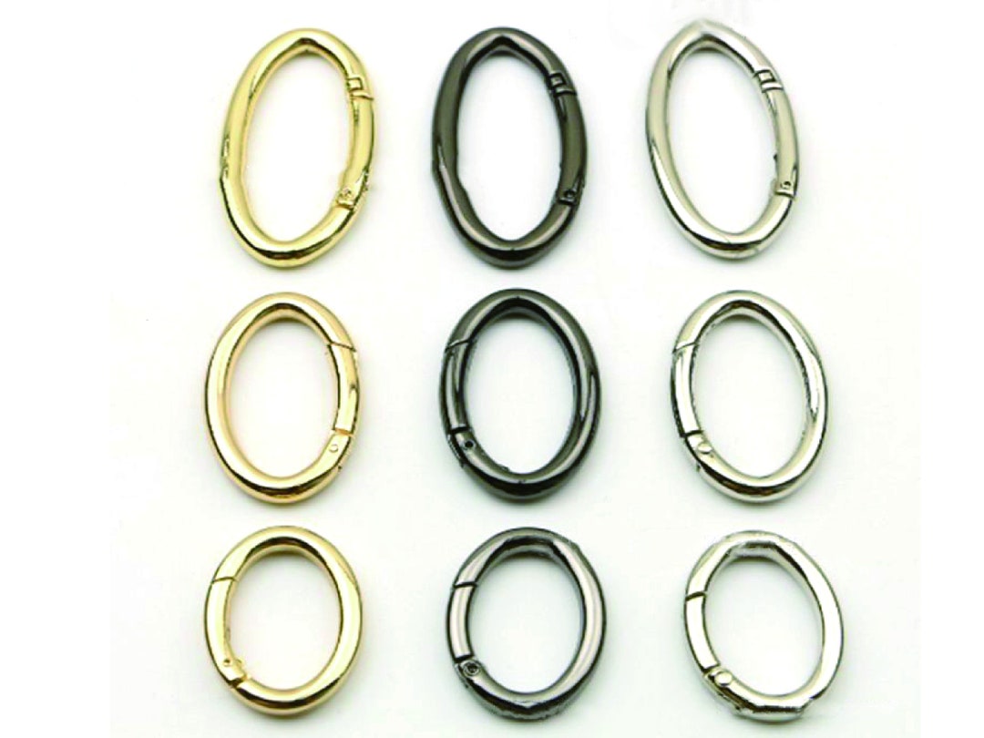 Metal O Rings, Oval Spring Ring, Spring O Ring Clasps Spring Gate Ring ...