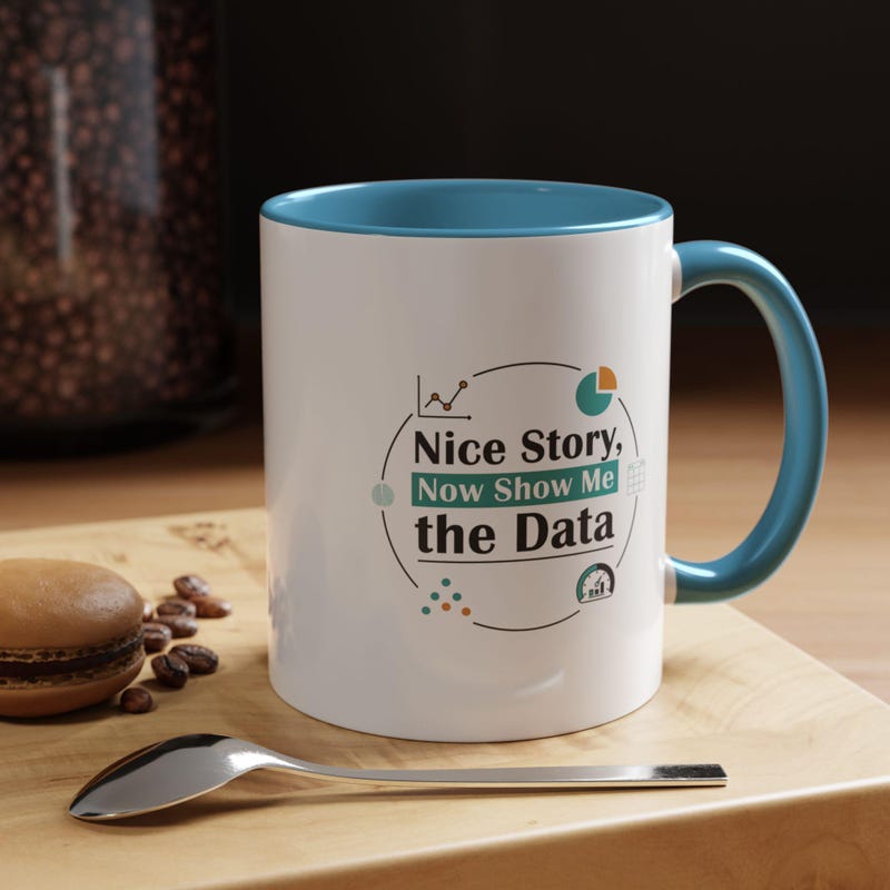 Show Me the Data Mug - Etsy