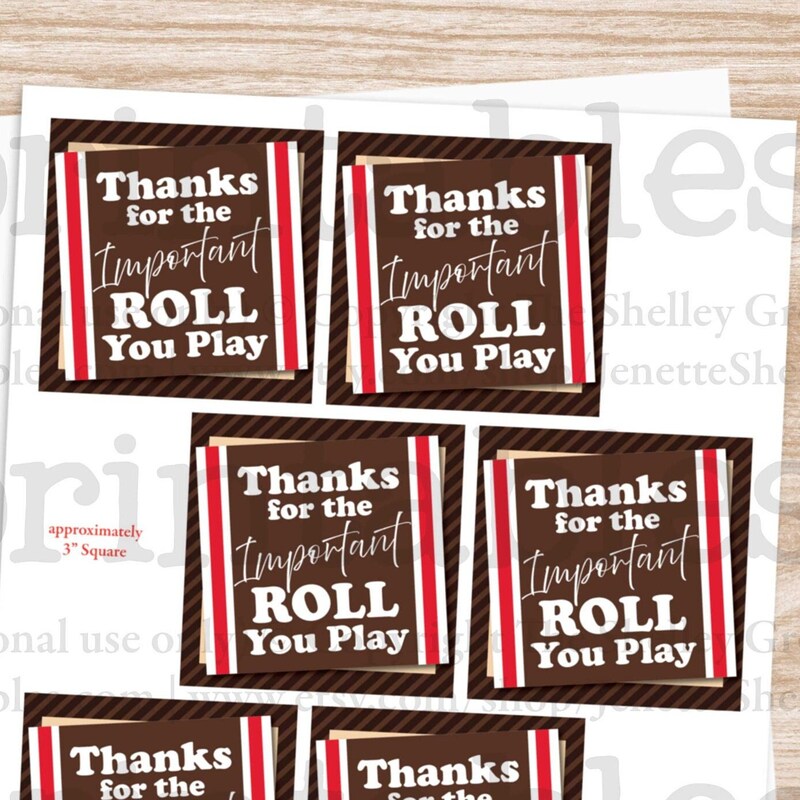 Tootsie Roll Tags - Etsy