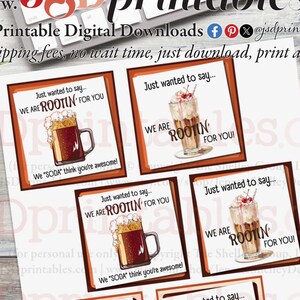 Soda Gift Tags Root Beer Gift Tags Rooting Soda Tag Printable Soda Gift ...