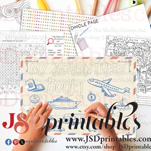 My Adventure Travel Coloring Book for Kids Vacation Busy Book ...