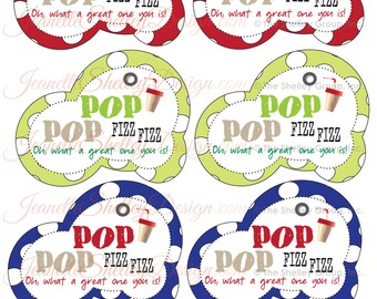 Pop Fizz Gift Tags - Etsy