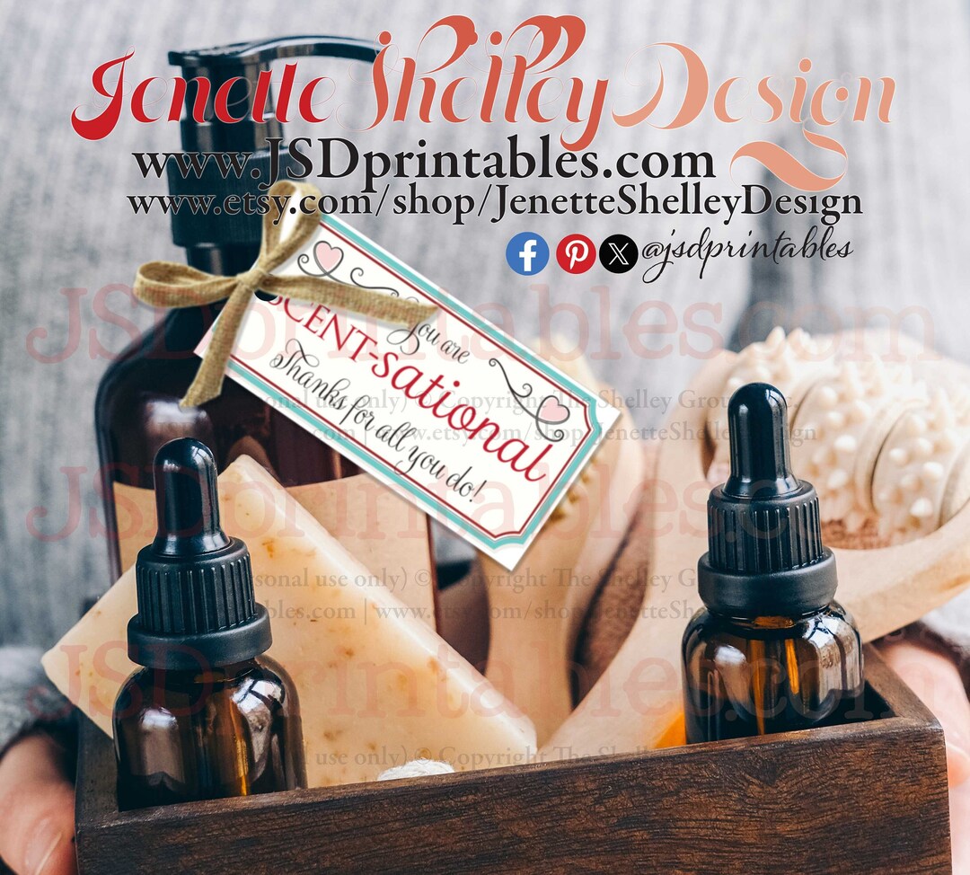 Fragrance Gift Tag for Perfume Scentsational Classroom Gift Tag for ...