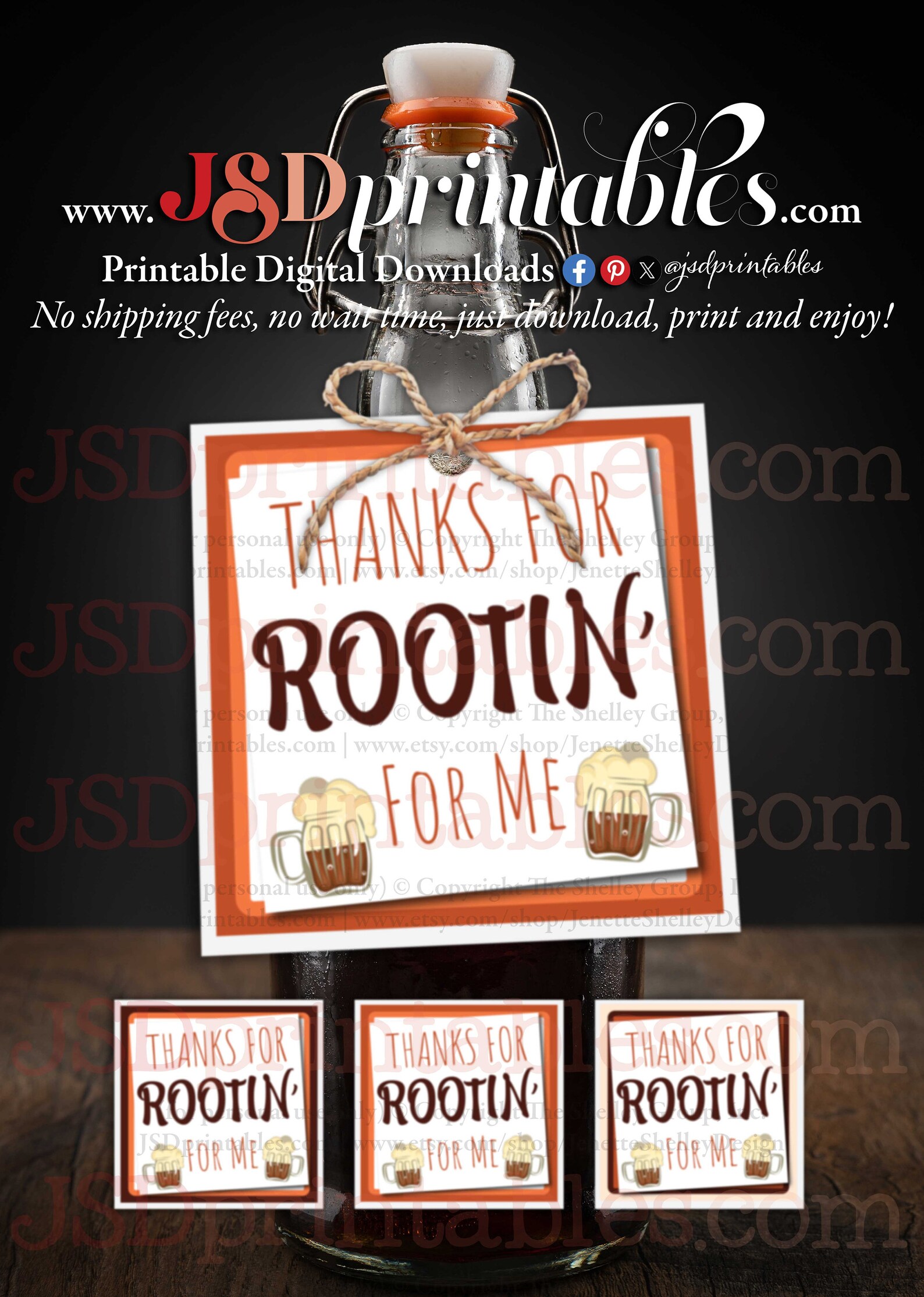 Root Beer Gift Tags for Soda Tags for Office Gifts for Soda, Root Beer ...