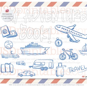 My Adventure Travel Coloring Book for Kids Vacation Busy Book ...