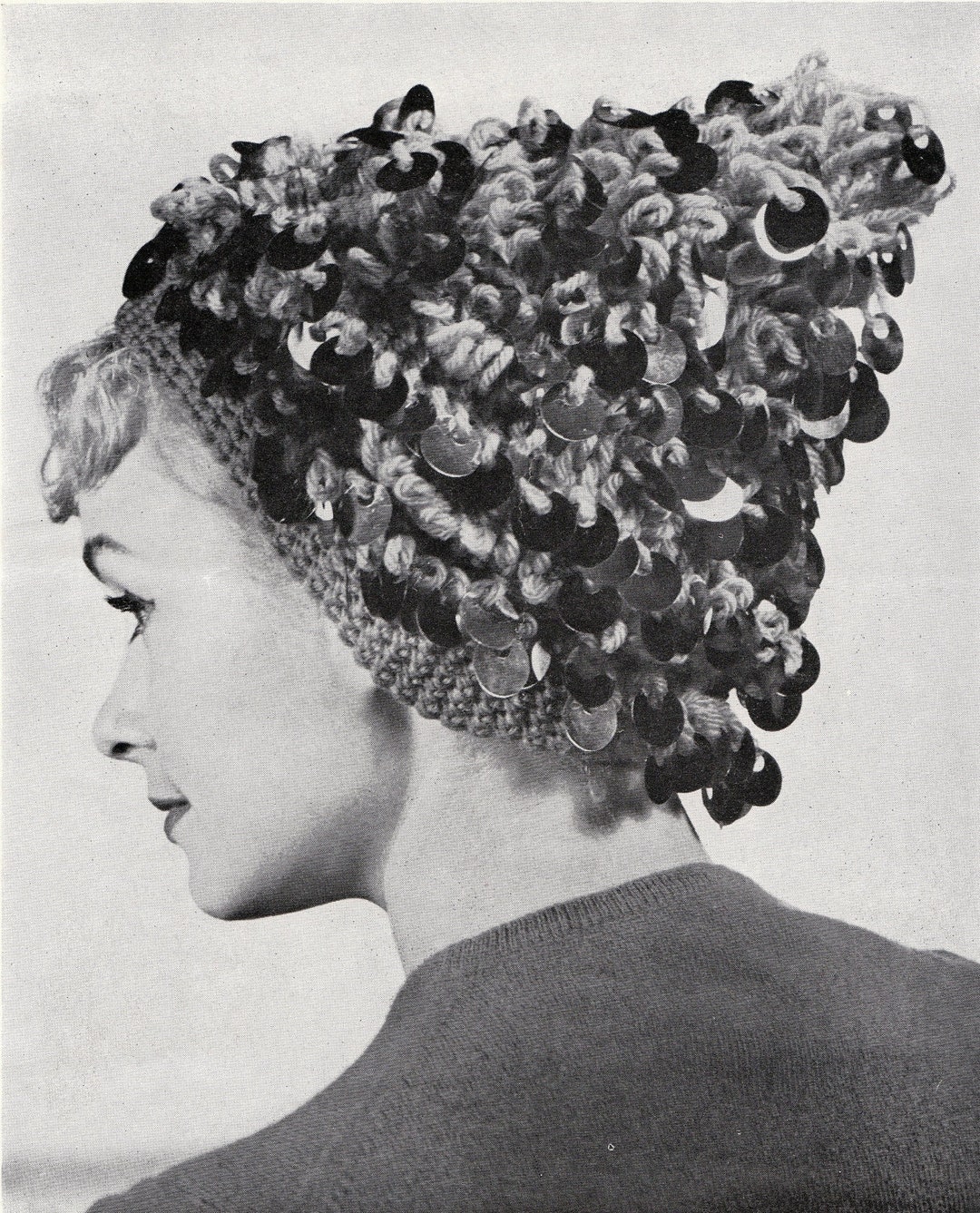 PATTERN Crochet Womens Loop Stitch Hat Vintage PDF PATTERN - Etsy
