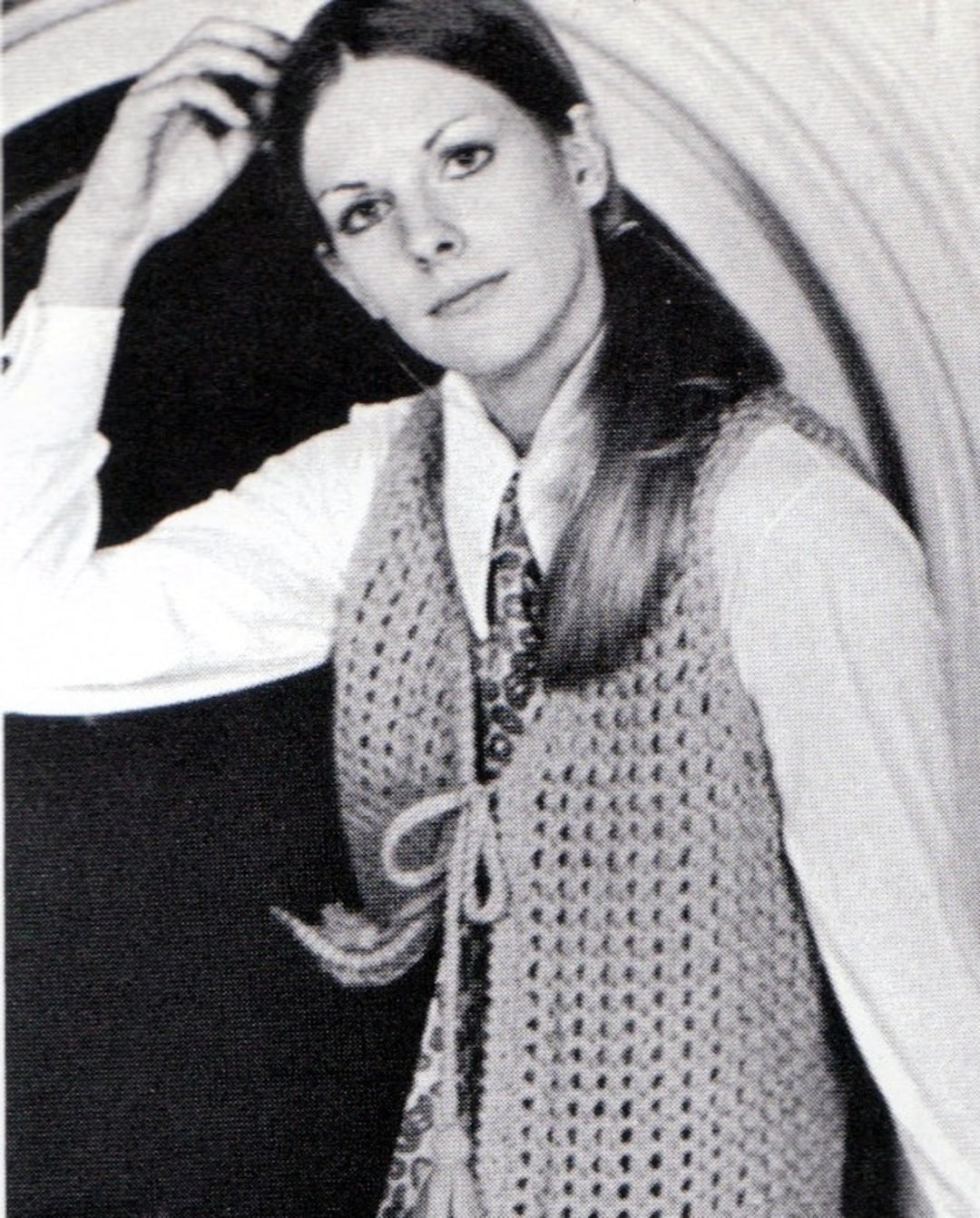 PATTERN Knit Vest With Tie 1960s Vintage Hippie PDF PATTERN - Etsy