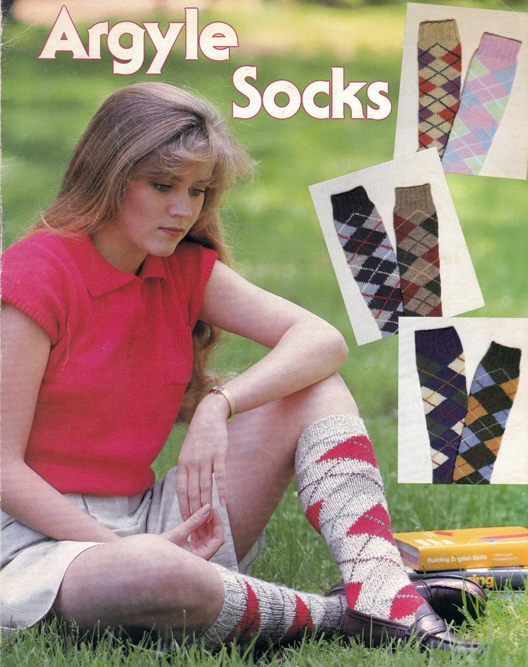PATTERN Knit Womens Argyle Socks Vintage PDF PATTERN - Etsy