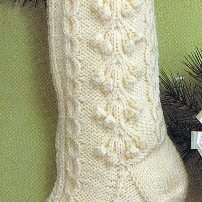 Vintage Stocking Pattern - Etsy