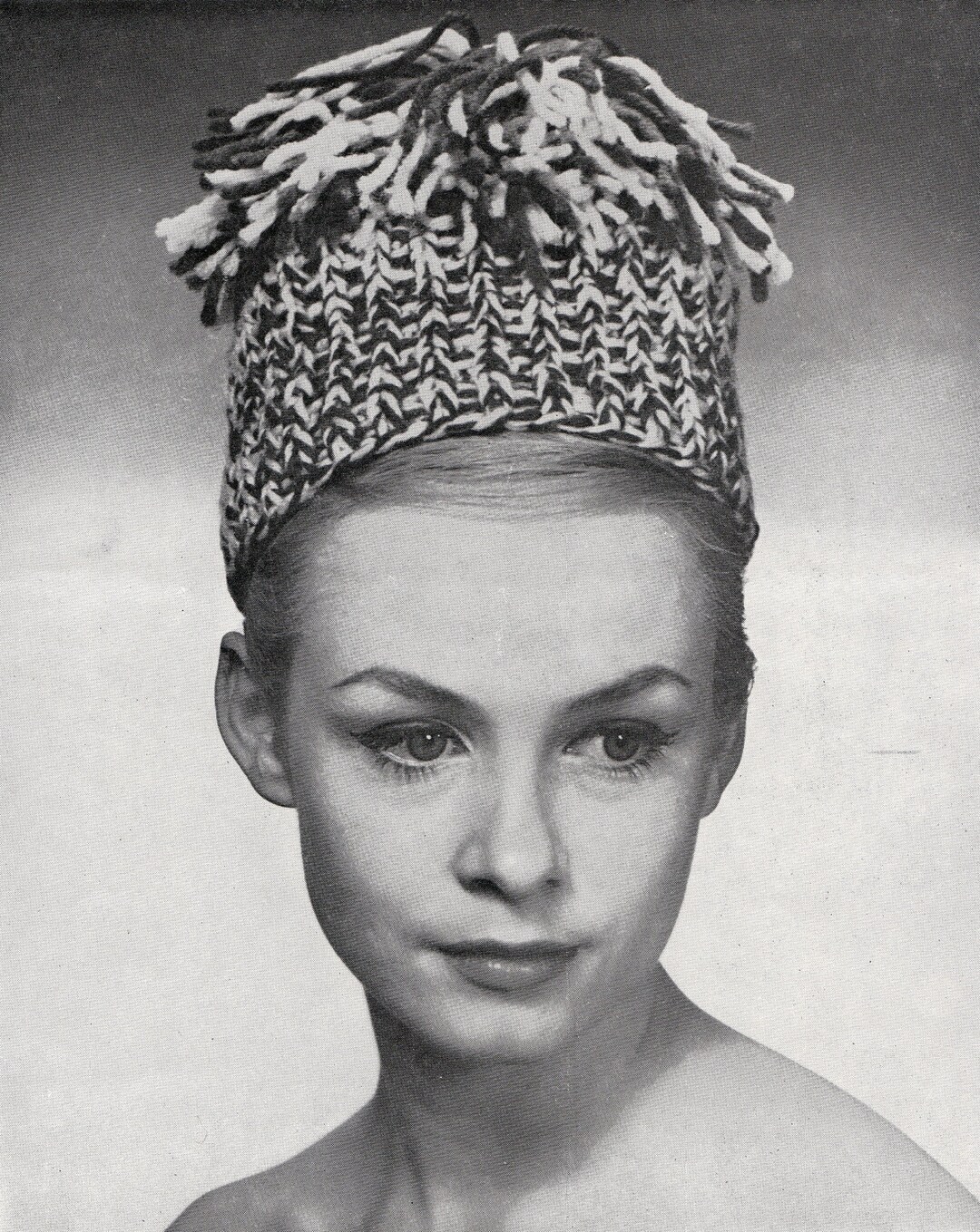 PATTERN Knit Womens Pillbox Hat With Tassel Vintage PDF PATTERN - Etsy