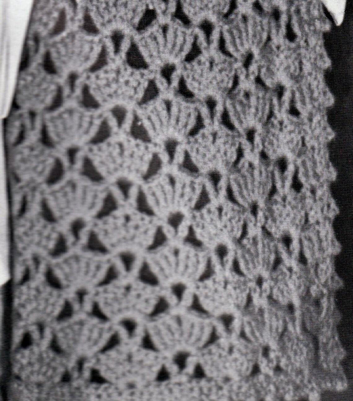 PATTERN Crochet Womens Shell Vest 1960s Vintage PDF PATTERN - Etsy