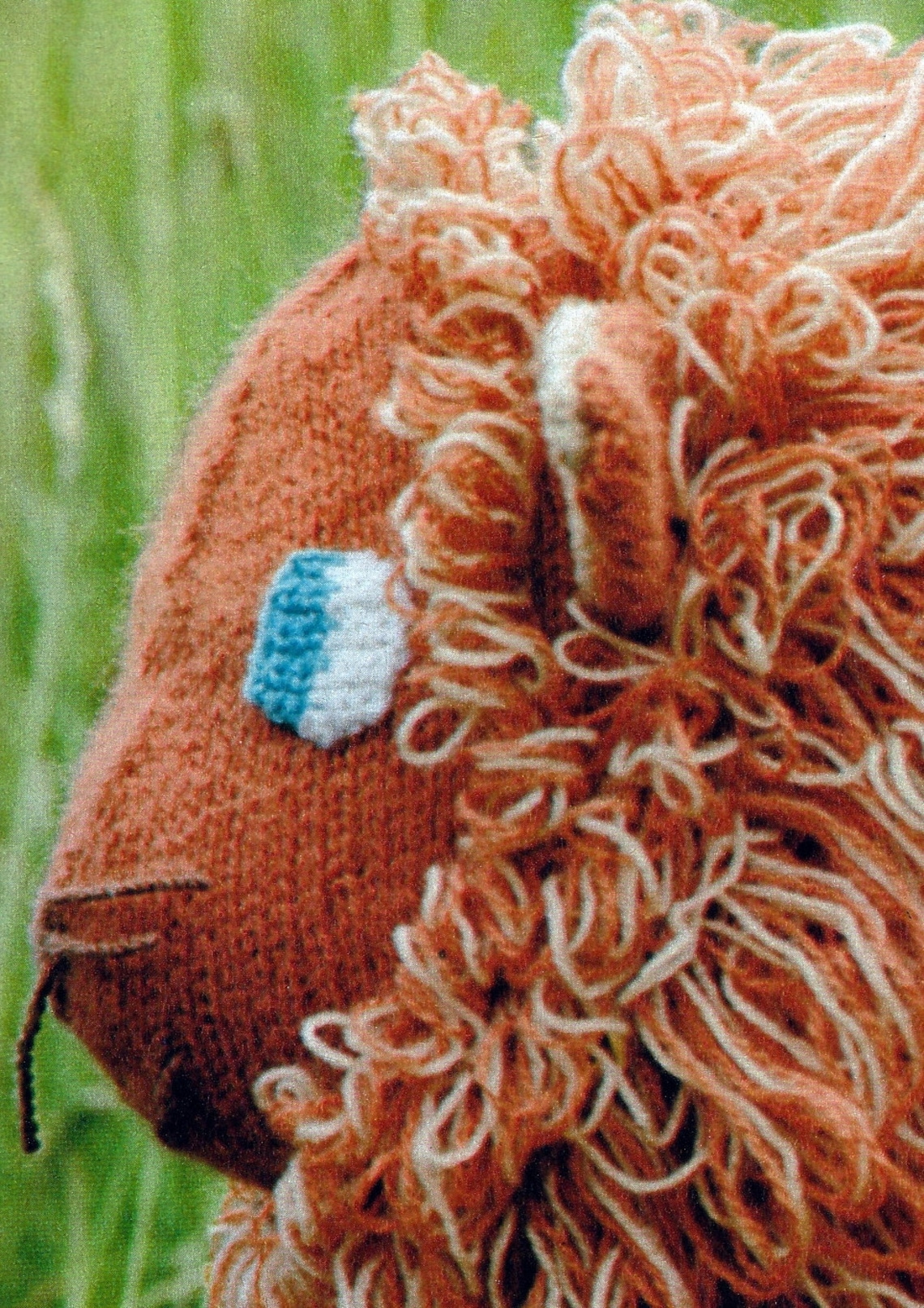 PATTERN Knit Lion Toy Vintage PDF PATTERN - Etsy