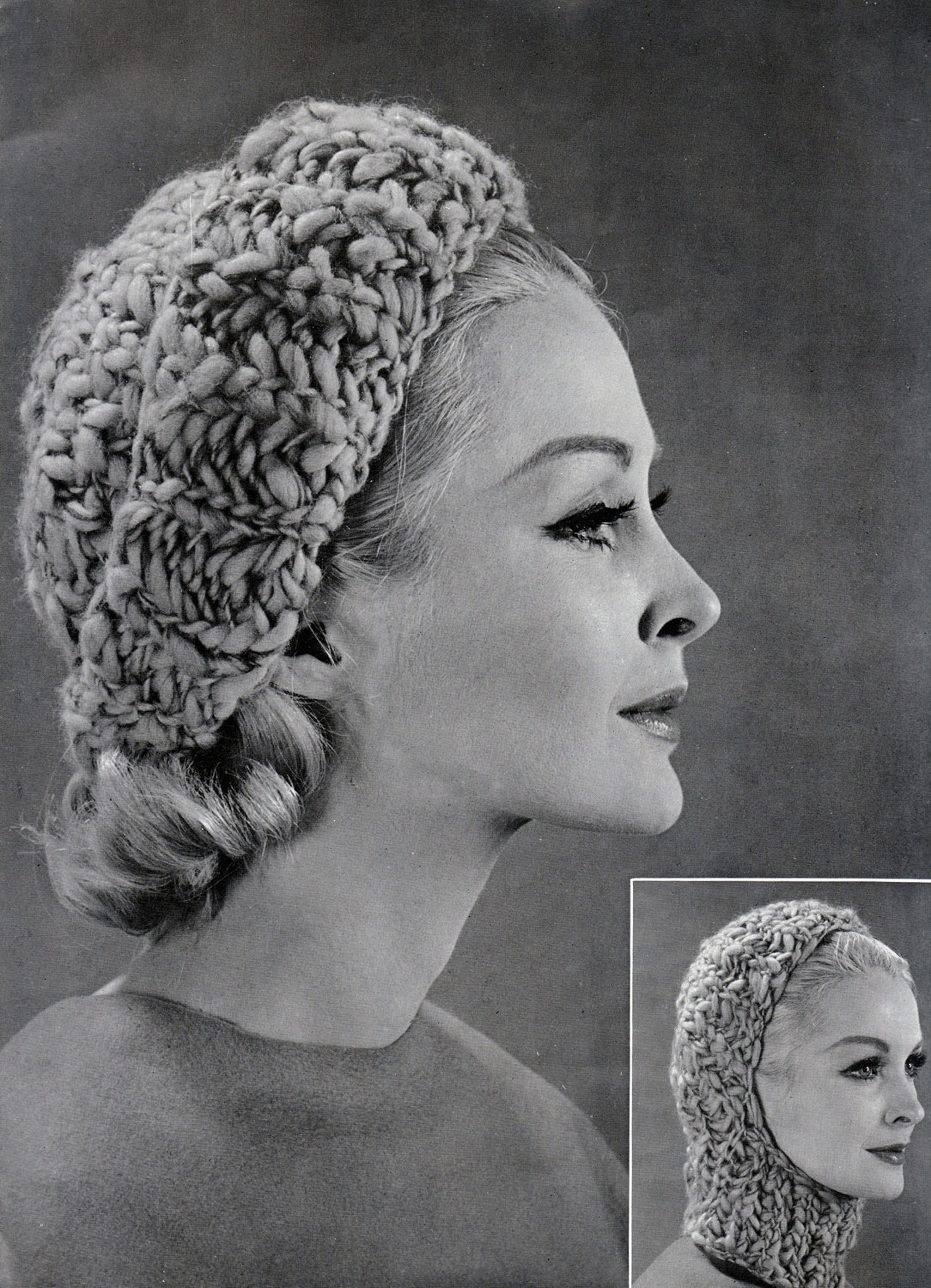 PATTERN Knit Beanie and Balaclava 1960's Vintage PDF PATTERN - Etsy