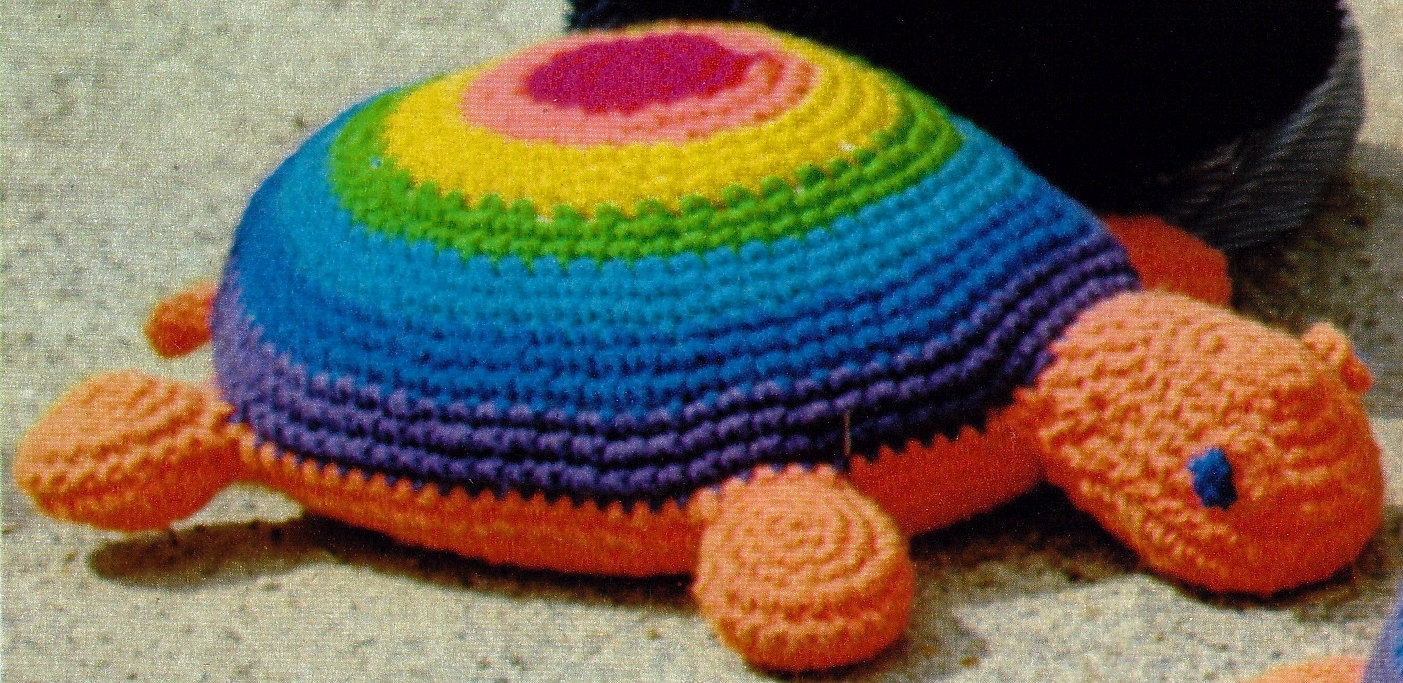 PATTERN Crochet Turtle Toys Vintage Crocheting PDF PATTERN Set of 2 ...