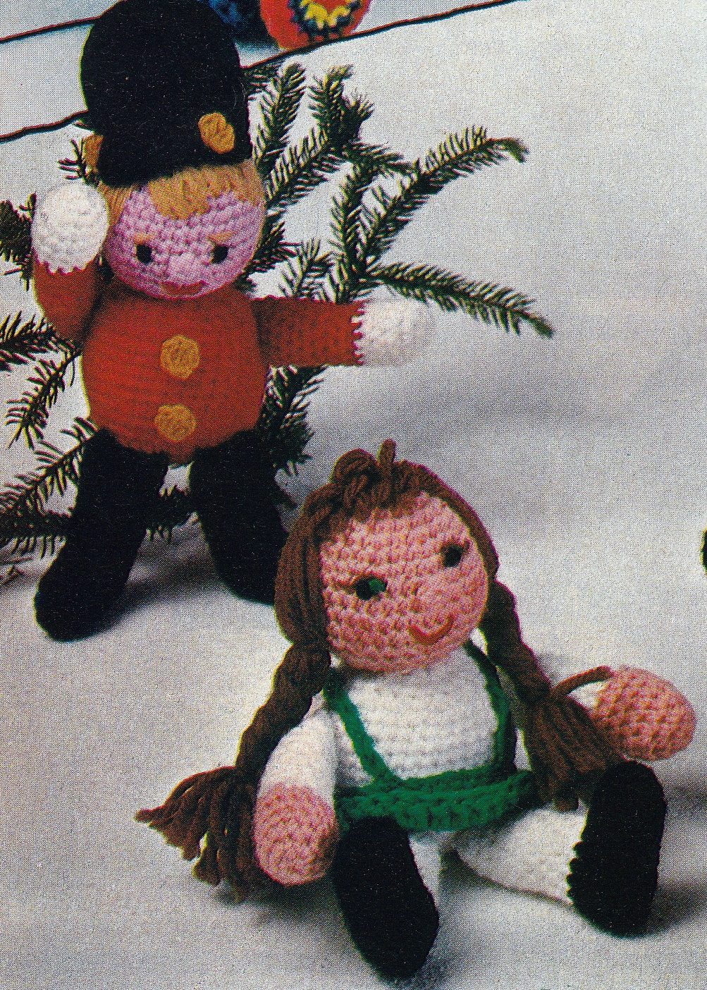 Crochet Toy Train and Christmas Dolls Vintage Crocheting PDF PATTERN ...
