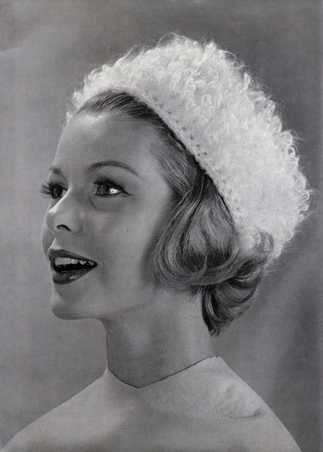 PATTERN Crochet Loopy Pillbox Hat 1960's Vintage PDF PATTERN - Etsy