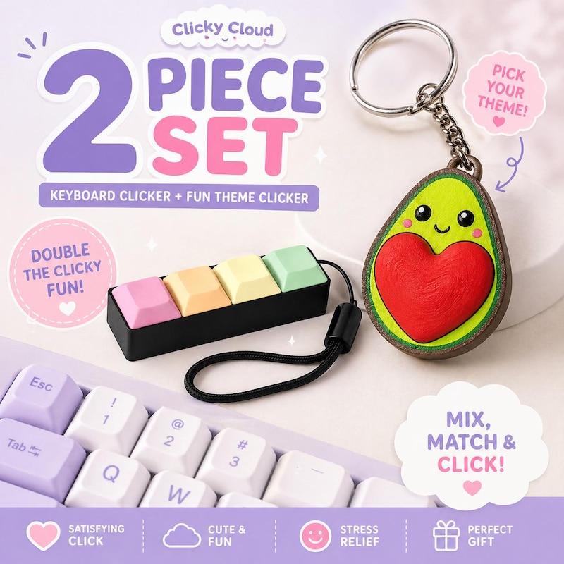 Keyboard Clicker Fidget - Etsy