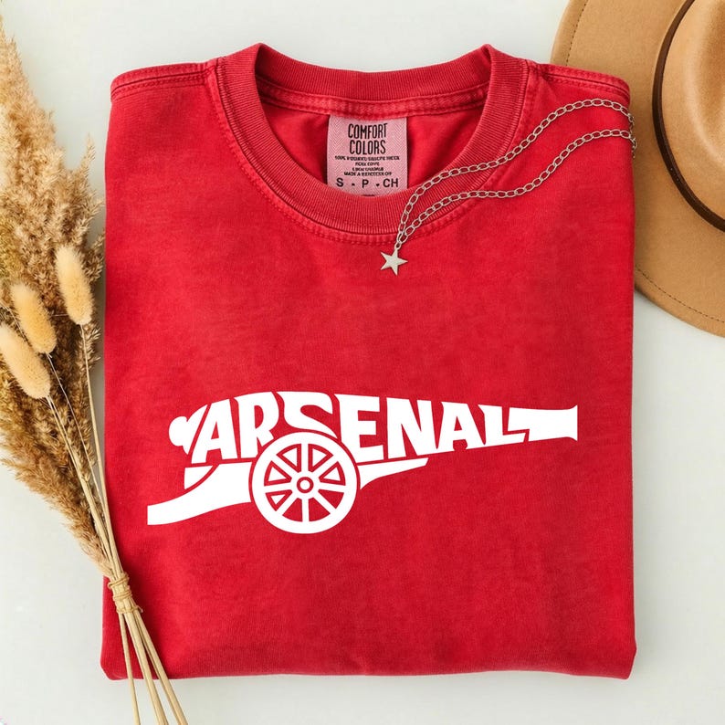 Cannon Shirt, Arsenal Cannon Gunners Fan Tee, North London Football ...