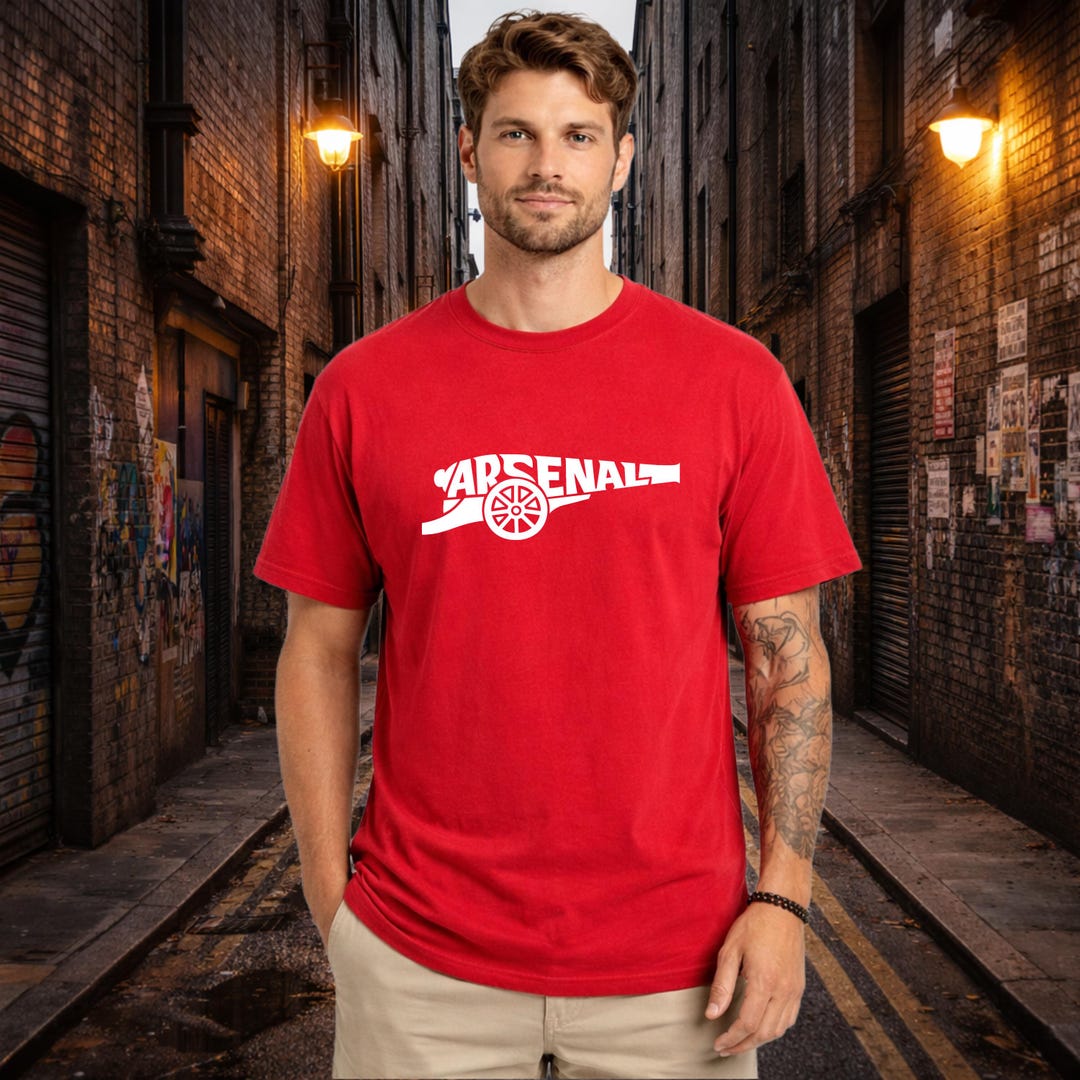 Cannon Shirt, Arsenal Cannon Gunners Fan Tee, North London Football ...