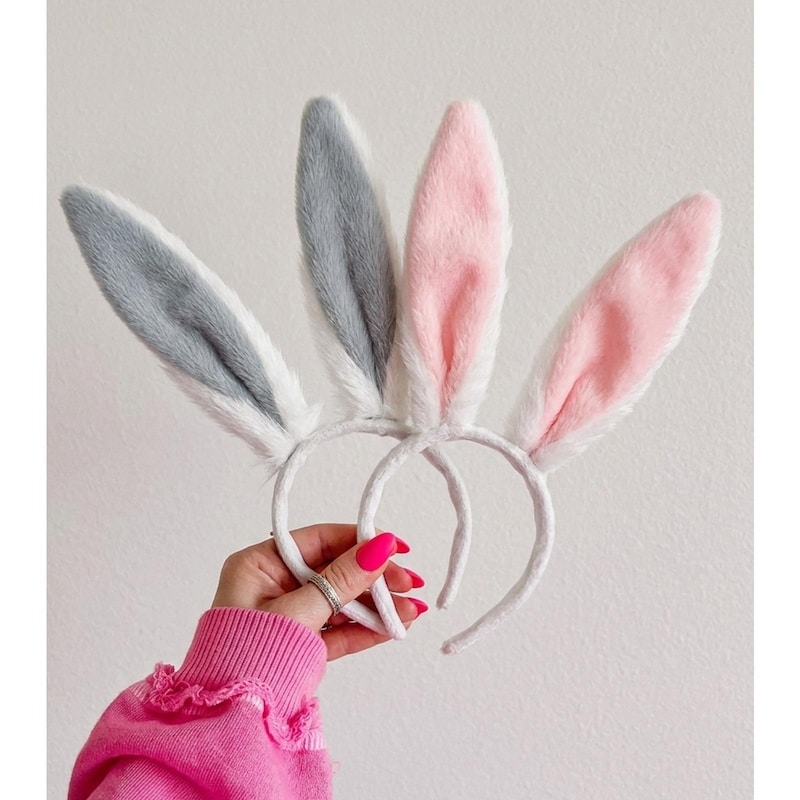 Rabbit Ear Headband Women - Etsy