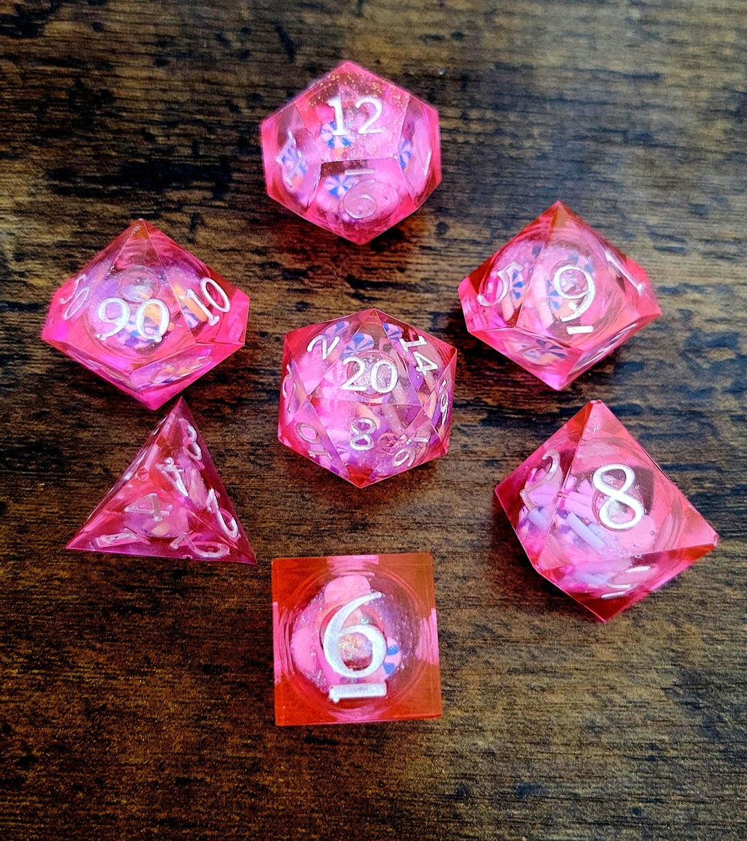 MLP Inspired Dice Set: Pinkie Pie Liquid Core Set - Etsy