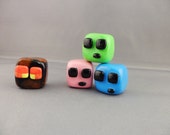 Items similar to Minecraft - Slime Family Mob Clay Figures on Etsy