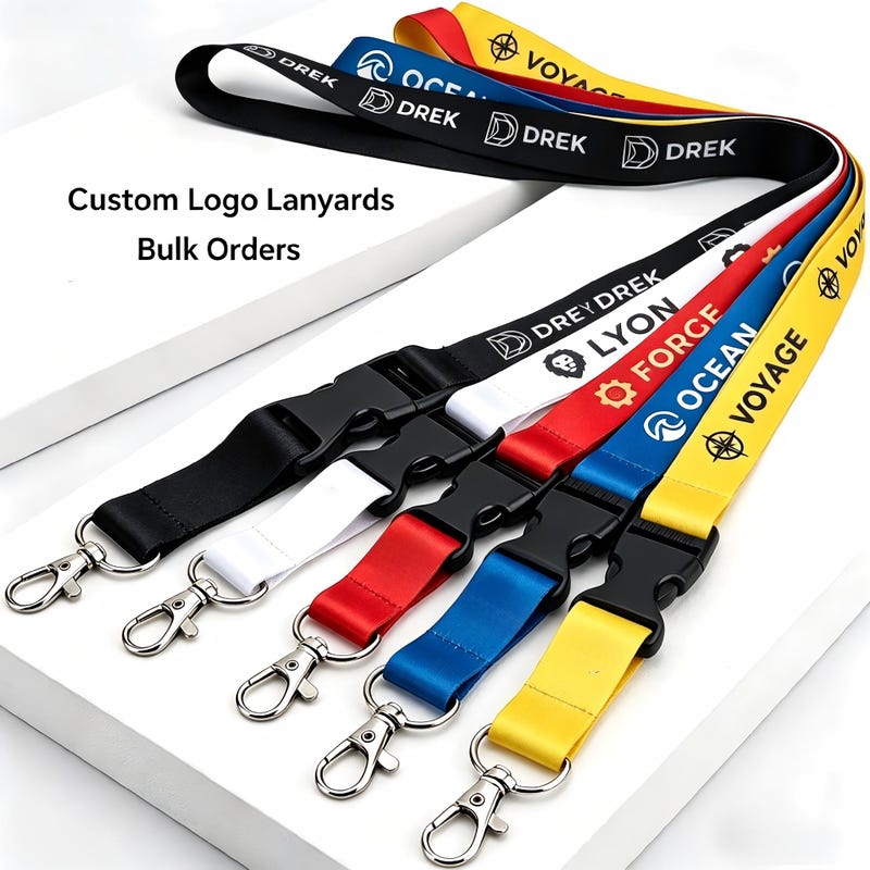 Custom Logo Lanyard - Etsy