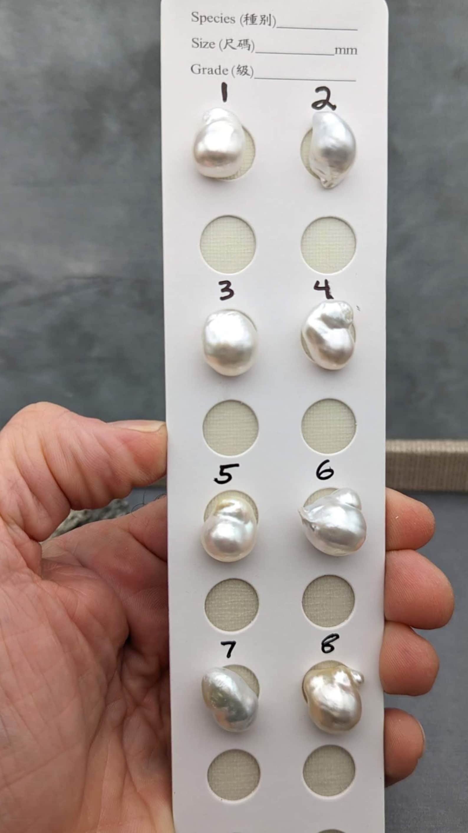 Large Loose Pearls- South Sea Loose Cultured Saltwater Baroque Pearls ...