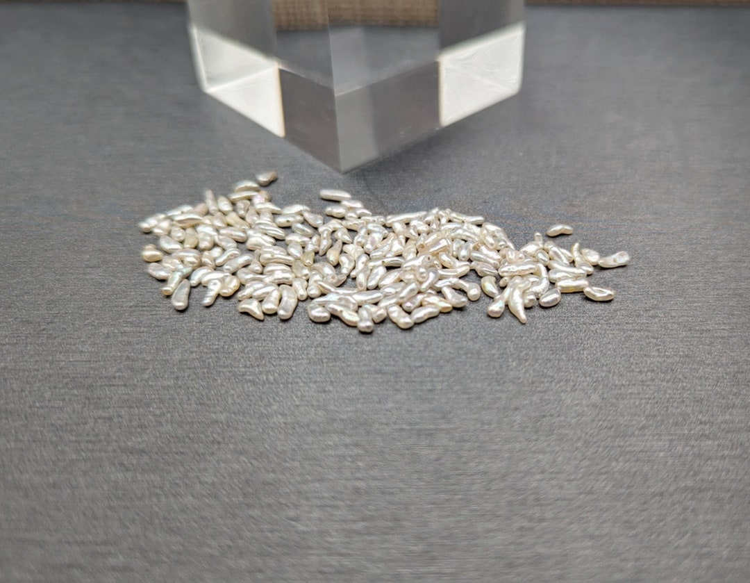 Keshi Stick Pearls - Japanese Akoya Natural Color Saltwater Pearls ...