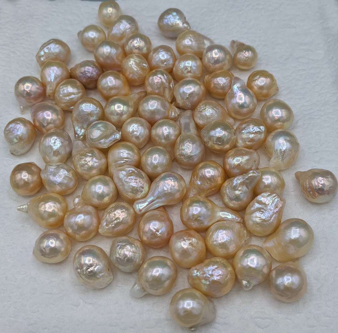 Large Loose Freshwater Pearls - High Luster Baroque Pearl With Pink ...