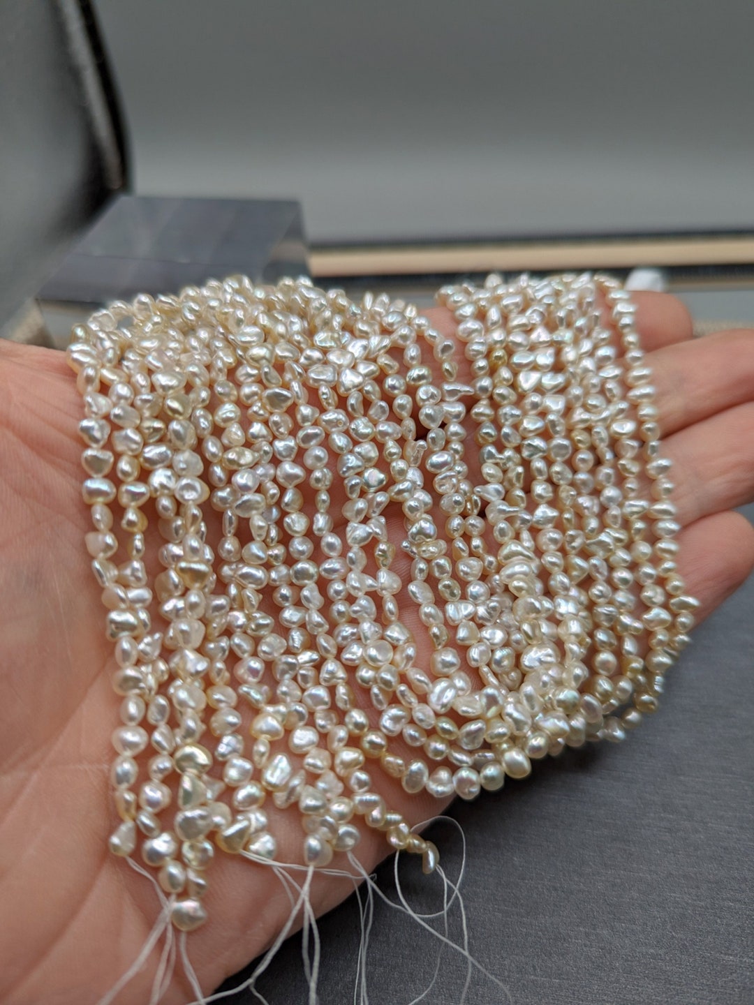 Keshi Pearls - Natural Color Japanese Akoya Saltwater Keshi ...