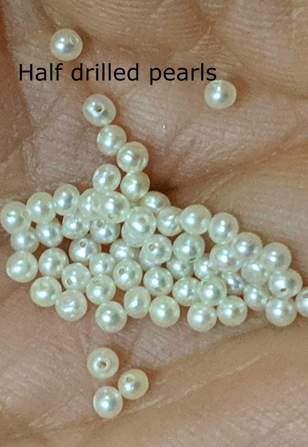 Rare 1-1.2mm Half-drilled Seed Pearls for Jewelry Making or Repair ...