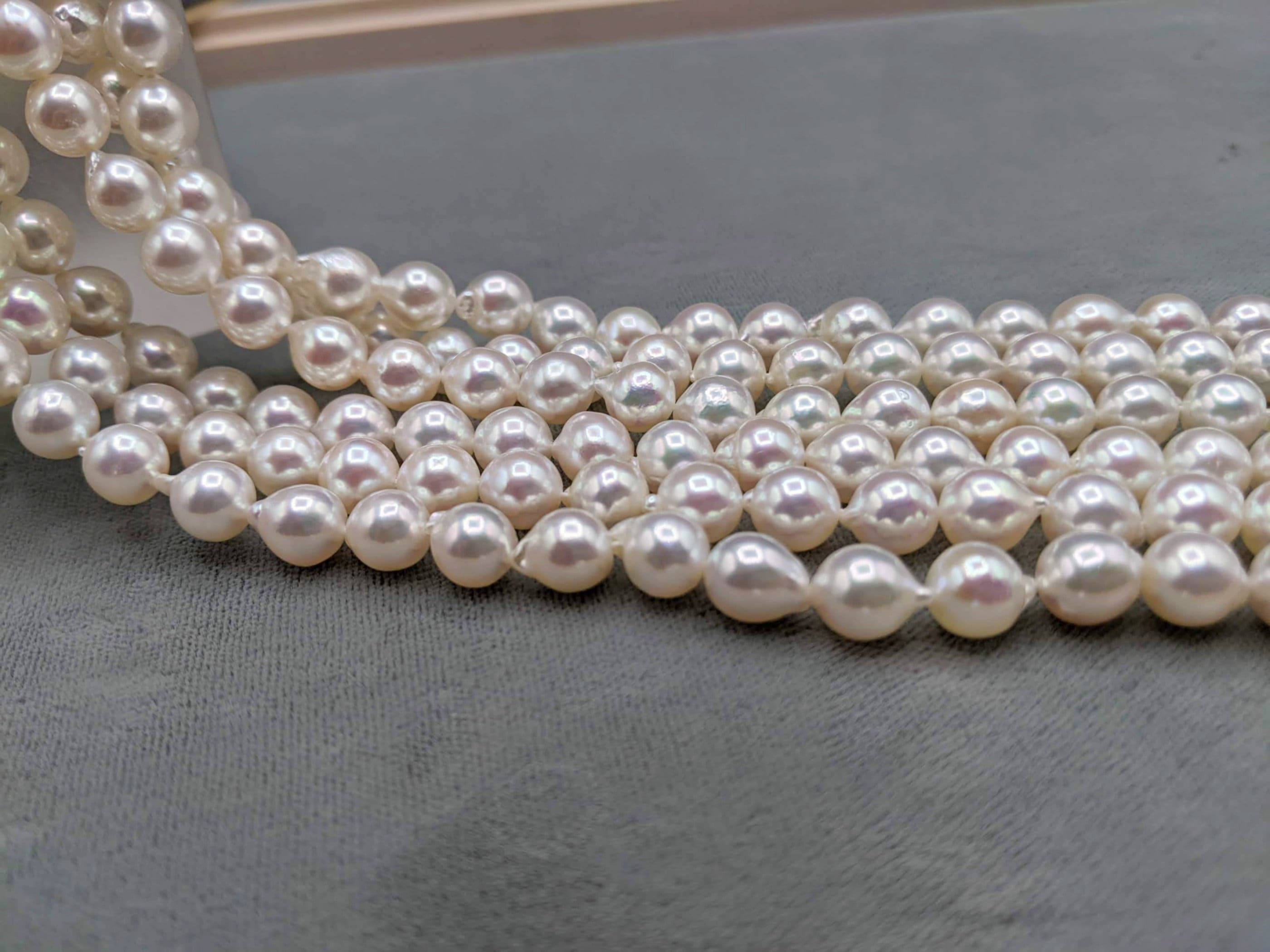Akoya Japanese Pearls 3 Strands