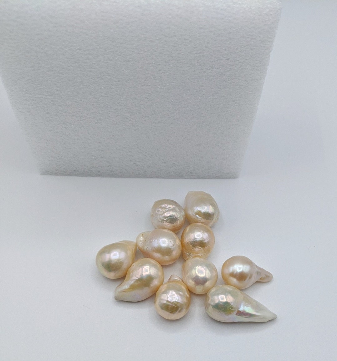 Large Freshwater Loose Pearls at Least 14 Mm - High Luster Baroque ...
