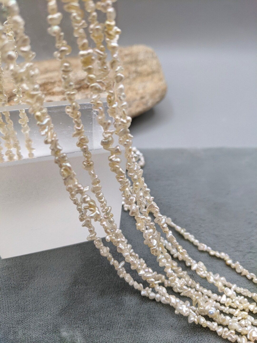 Japanese Keshi Pearls Akoya Natural Color Beautiful Shape Saltwater ...