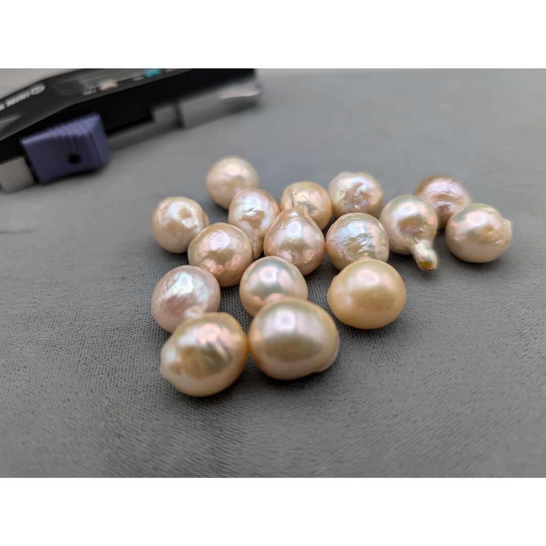 Large Freshwater Loose Pearls 15 Piece Lot at Least 13mm in Diameter ...