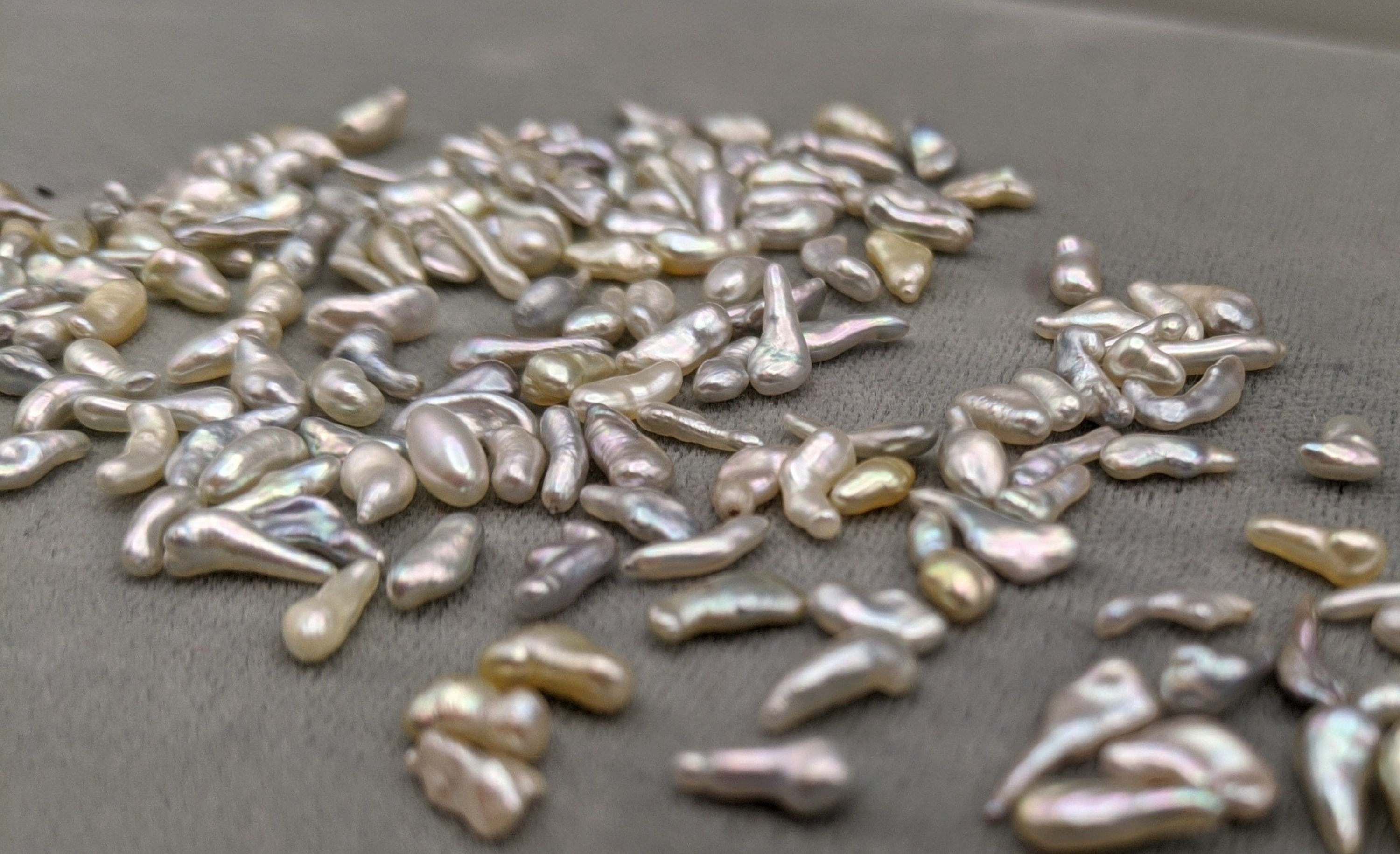 Keshi Pearls Japanese Akoya Saltwater Loose Stick Keshi | Etsy