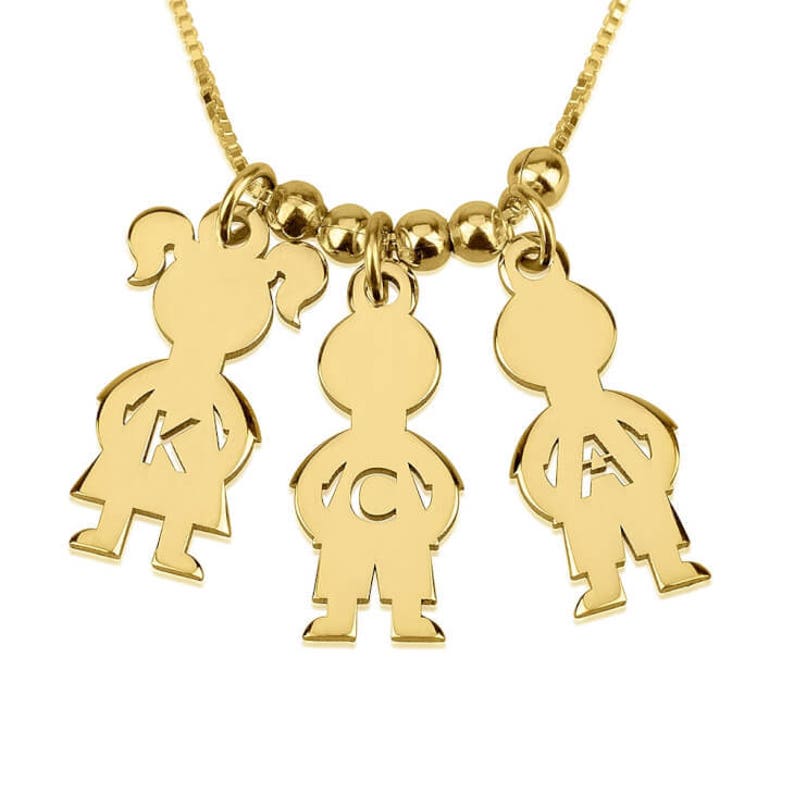 Family Children Necklace Personalized Mom Necklace - Etsy.de