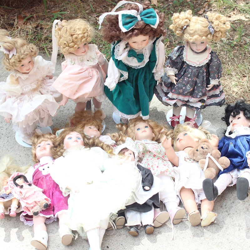 Porcelain Dolls Collectibles - Etsy