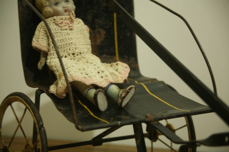 Rare Vintage Tin Rickshaw 1920s Doll Collectible Dolls | Etsy