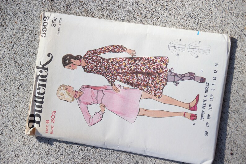 Set of 6 1960s 1970s Butterrick Clothes Patterns Pant - Etsy